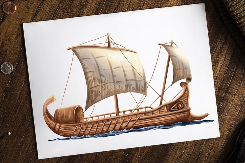 Comment dessiner un bateau - Un tutoriel de dessin de bateau simple et ...