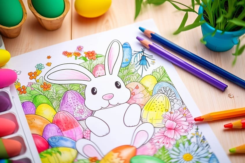 Coloriages de Pâques - Nouveaux et uniques imprimables de Pâques à ...